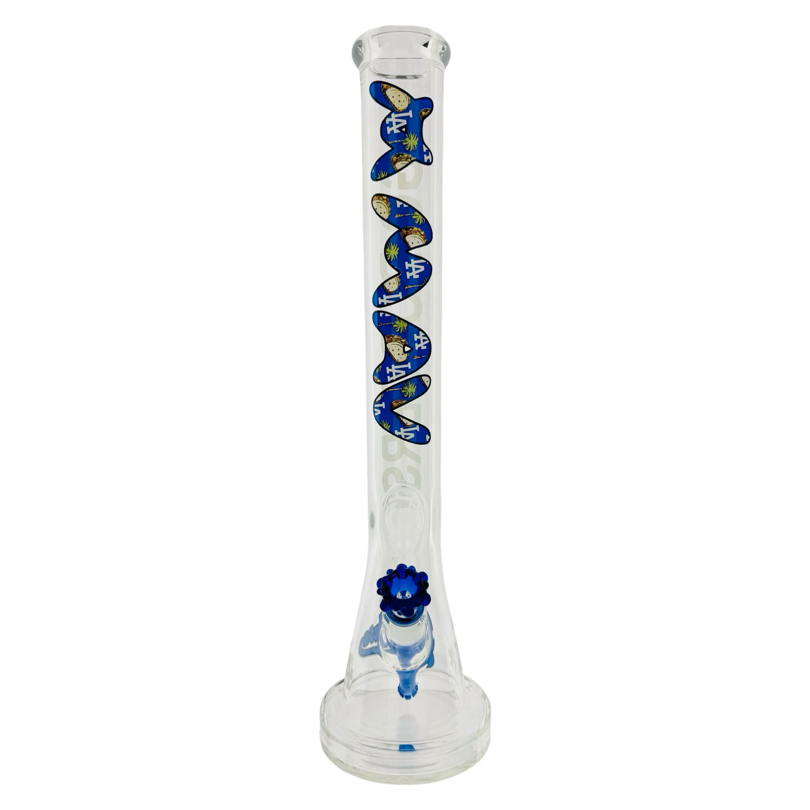 18" Bat Bong One of One MAVs Go Dodgers Laser Bong Ball World series 2 ...