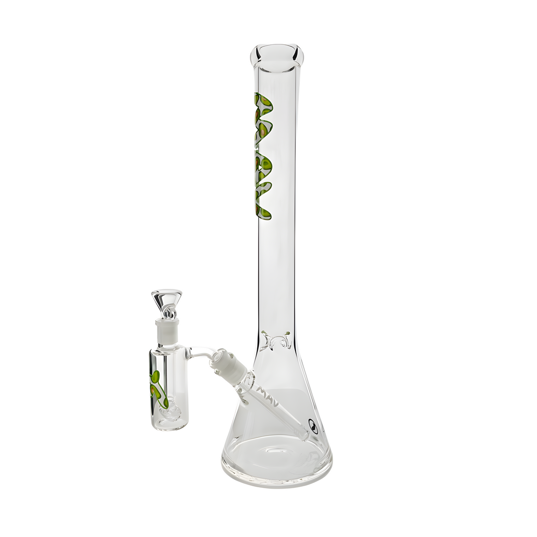 18" x 5mm Happy Avocado Beaker Bong + Ash Catcher Combo – MAV GLASS