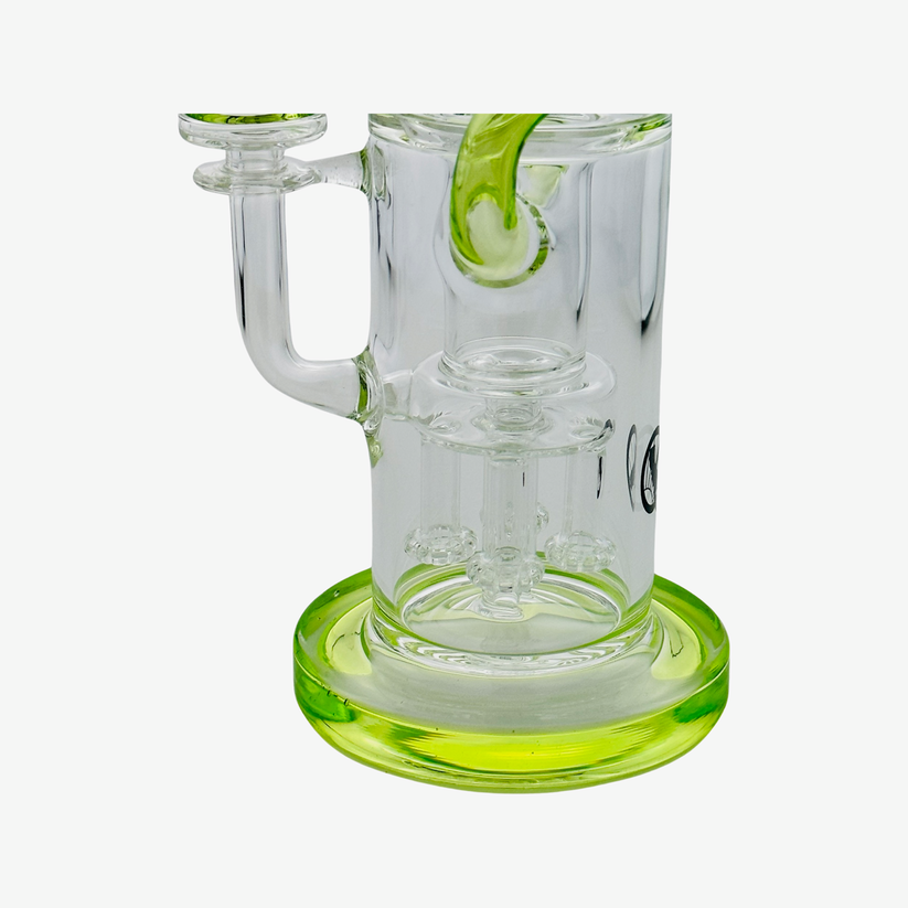 Quad Love Long Neck Double Intake Incycler – MAV GLASS